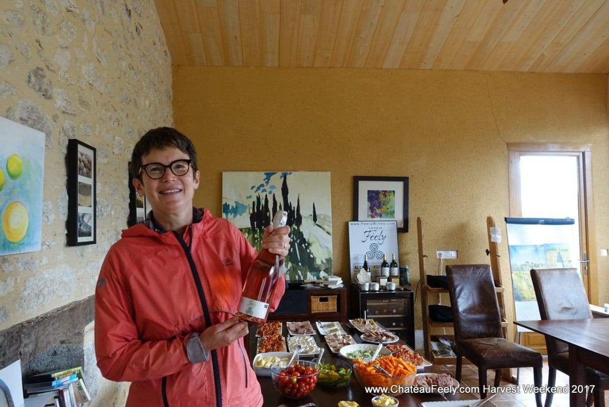 Feely Sparkling Brut Rosé! - Château Feely organic wine, tours ...