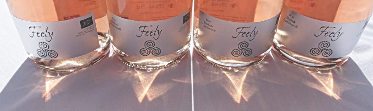 Feely Sparkling Brut Rosé! - Château Feely organic wine, tours ...